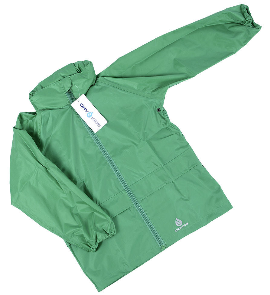 Original Green Waterproof Jacket – Drykids